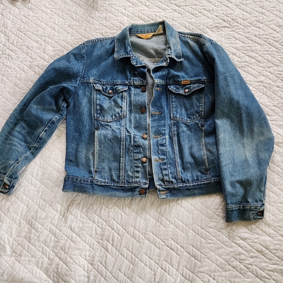 Rustler | Jackets & Coats | Vintage Denim Jean Trucker Jacket Rustler ...